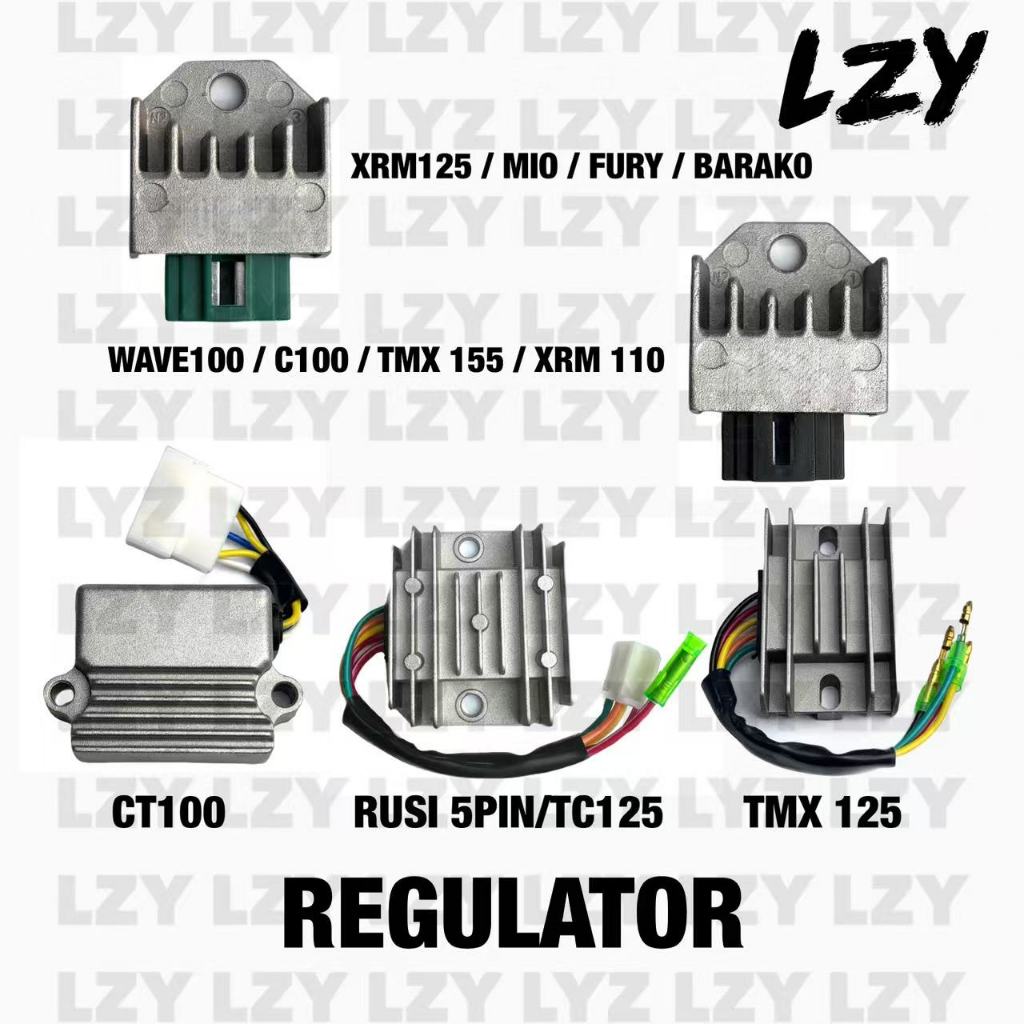 LZY Regulator Motorcycle RUSI 5 PIN XRM MIO FURY BARAKO WAVE C100 TMX ...