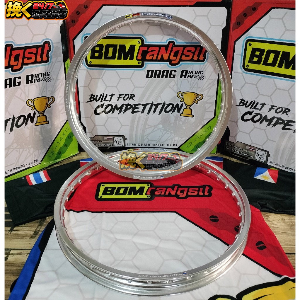 Bom Rangsit Professional Rims 17s 1.2 x 1.4 Dual Sided Rim Alloy ...