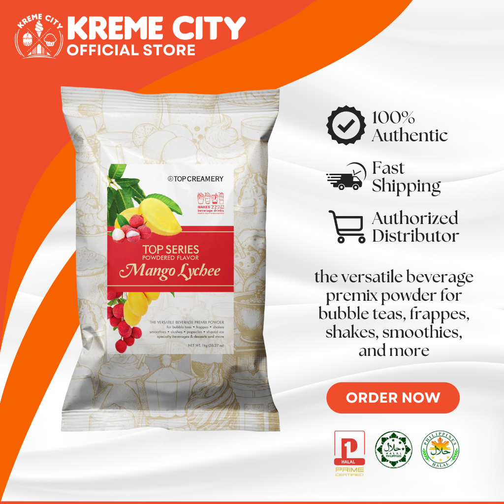 TOP Creamery Top Series Mango Lychee Powdered Flavor Beverage Premix ...