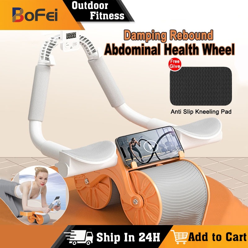 3 in 1 Abdominal Wheel Health Wheel Beginner Abdominal Wheel Rebound ...