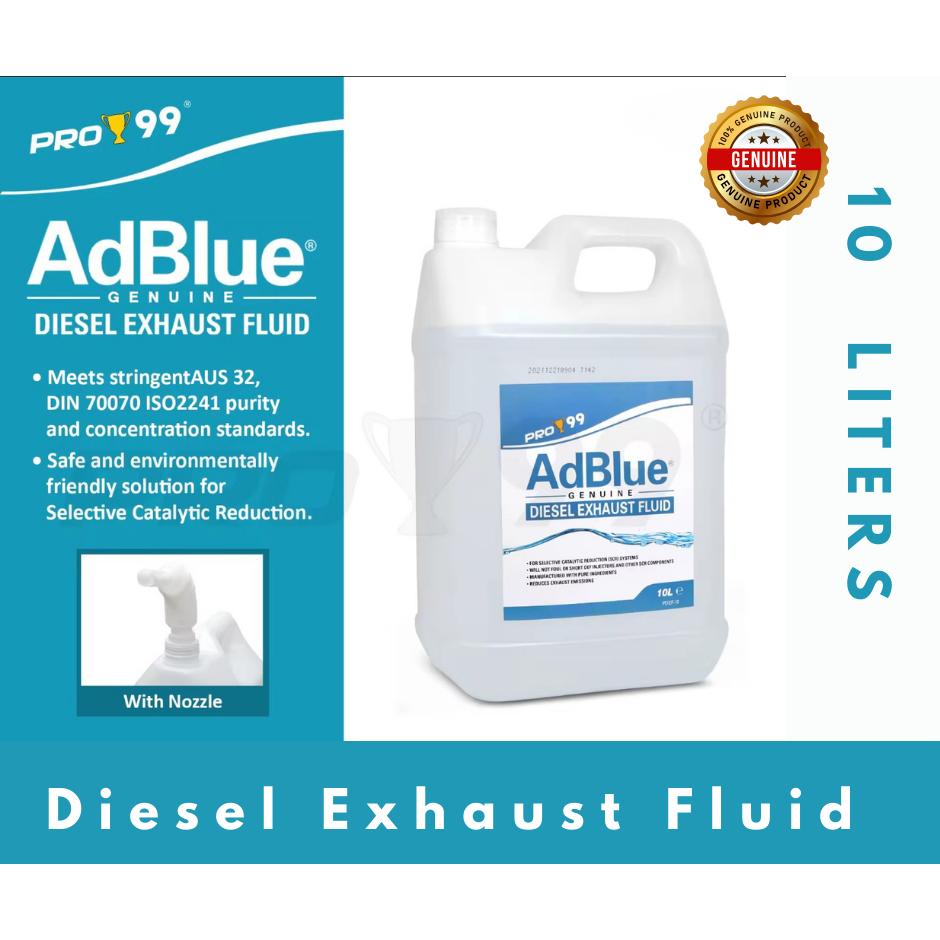 ADBLUE 10Liter | Pro99 | Diesel Exhaust Fluid | Adblue with Funnel ...