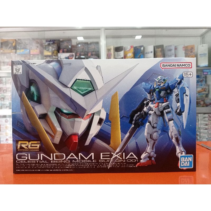 Bandai Namco 1/144 RG GN-001 Gundam Exia Model Kit | Shopee Philippines
