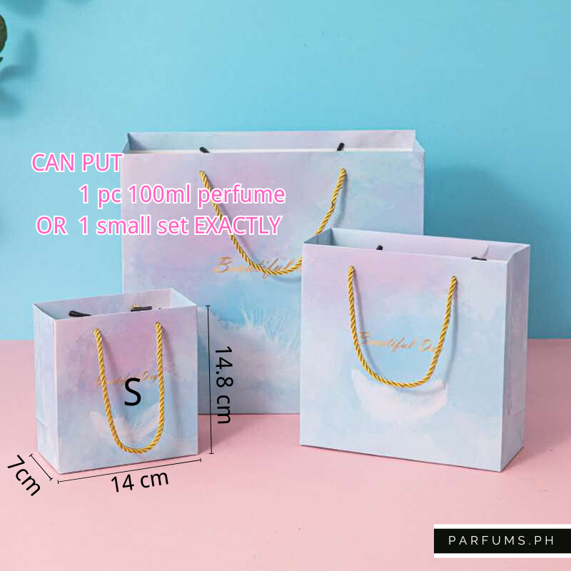 Beautiful Day Paperbag Small Light Blue Color for Perfume in Box ...