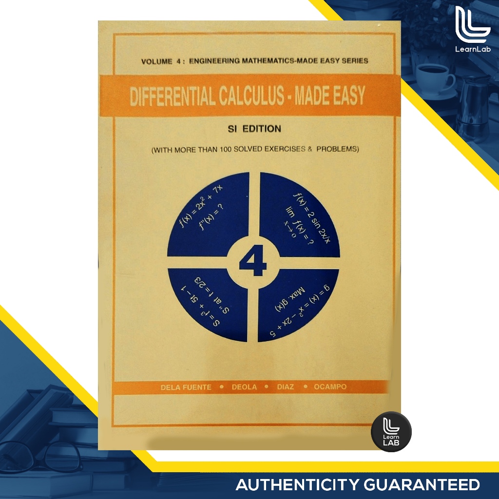 DIFFERENTIAL CALCULUS - MADE EASY SI EDITION Vol 4 - Dela Fuente ...