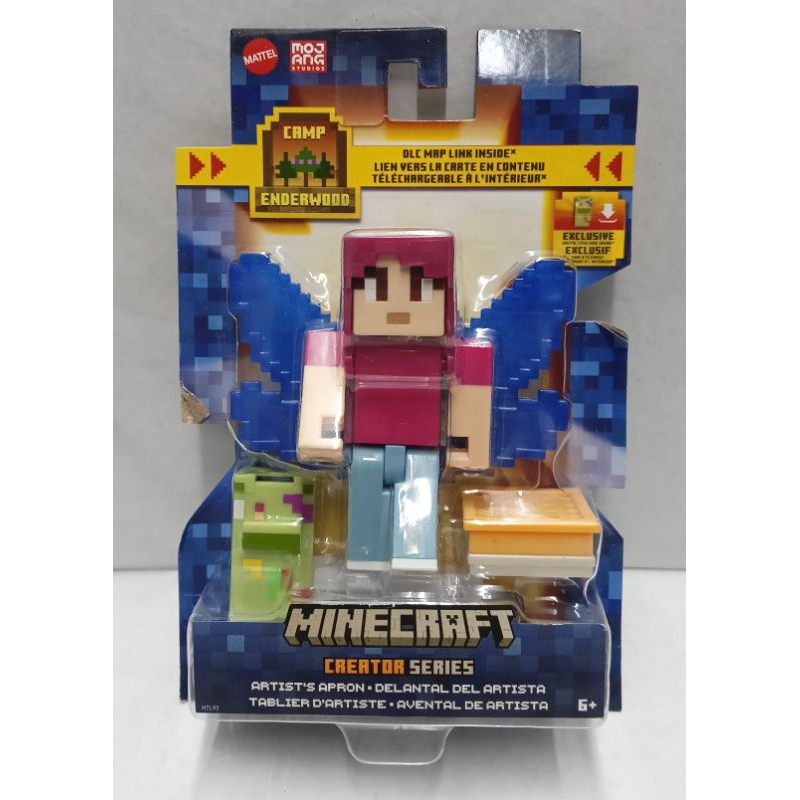 Mattel Minecraft Creator Series Action Figure - ARTIST'S APRON (3.25 ...