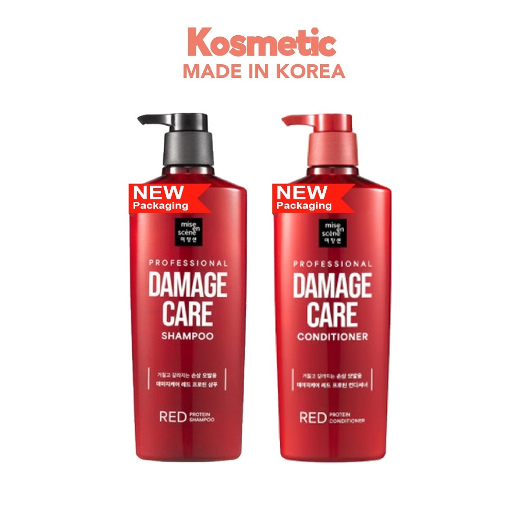 [CLEARANCE SALE] Professional Damage Care Red Protein Shampoo and ...