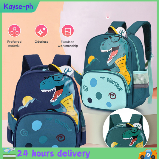 Cartoon Dinosaur Backpack Kindergarten Children's Schoolbag Boy Girl ...