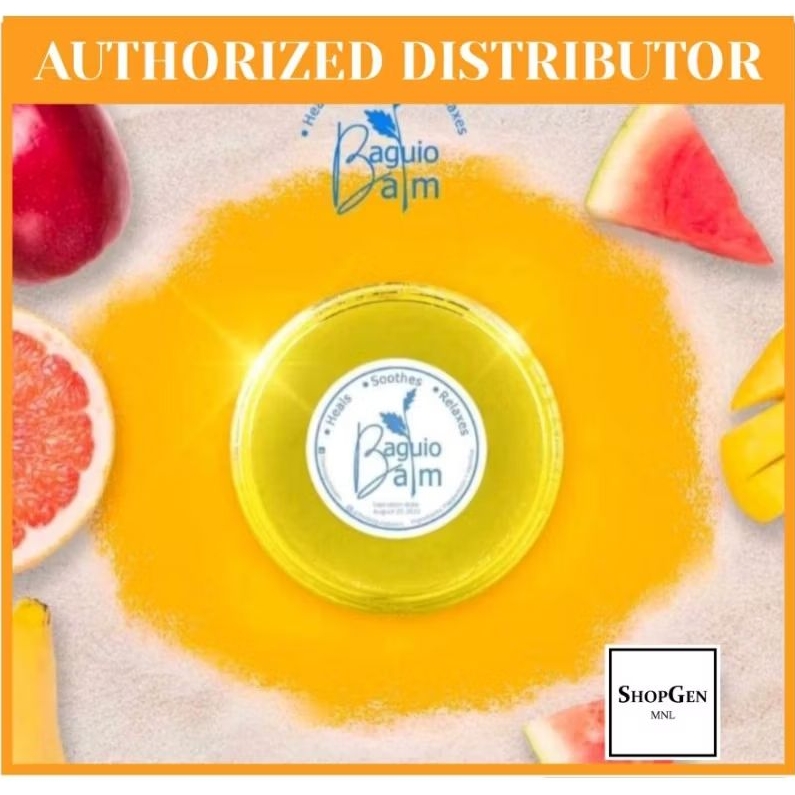 BAGUIO BALM Pain Relief Rub-Fruity Yellow 20g #AuthorizedDistributor ...