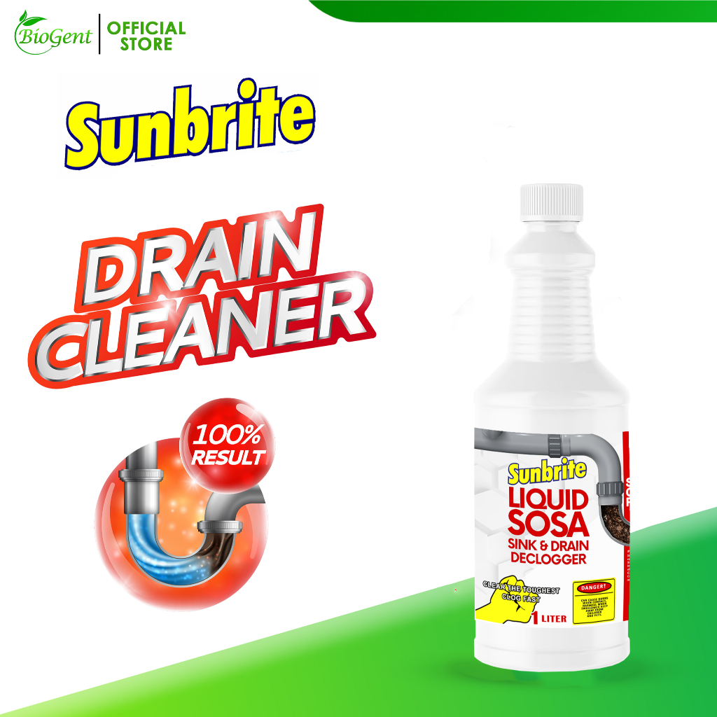 BioGent | Liquid Sosa / Sink and Drain Declogger 1L | Sunbrite | Shopee ...