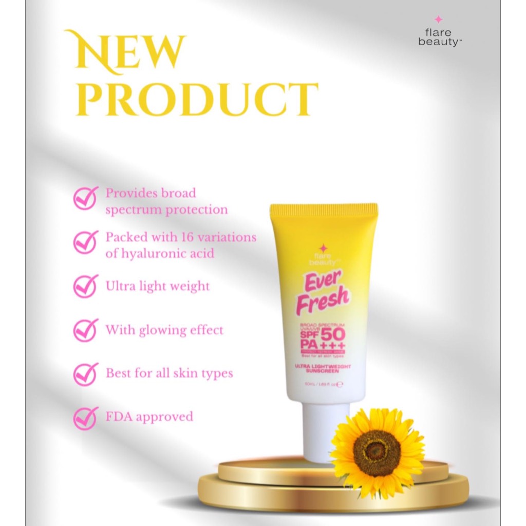 EverFresh Ultra Lightweight Sunscreen SPF50 | Shopee Philippines