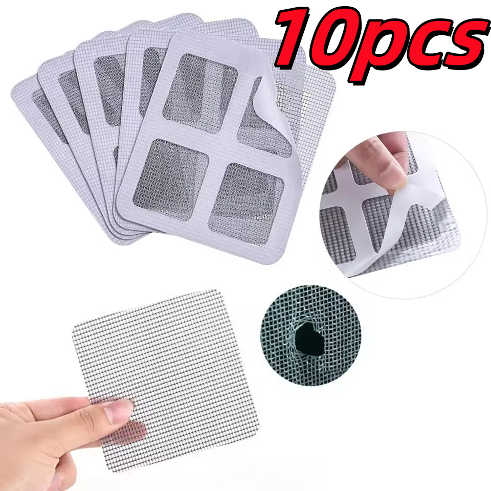 10pcs Window Screen Repair Tape Fiberglass Screen Tape Mesh Repair ...