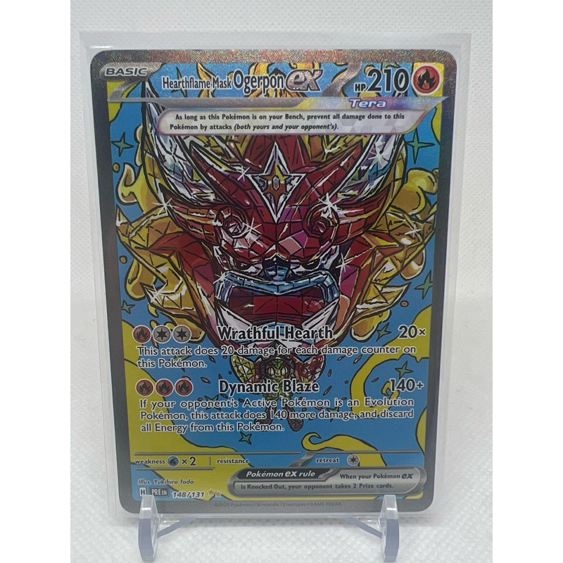 Hearthflame Mask Ogerpon ex - 148/131 - Special Illustration Rare ...