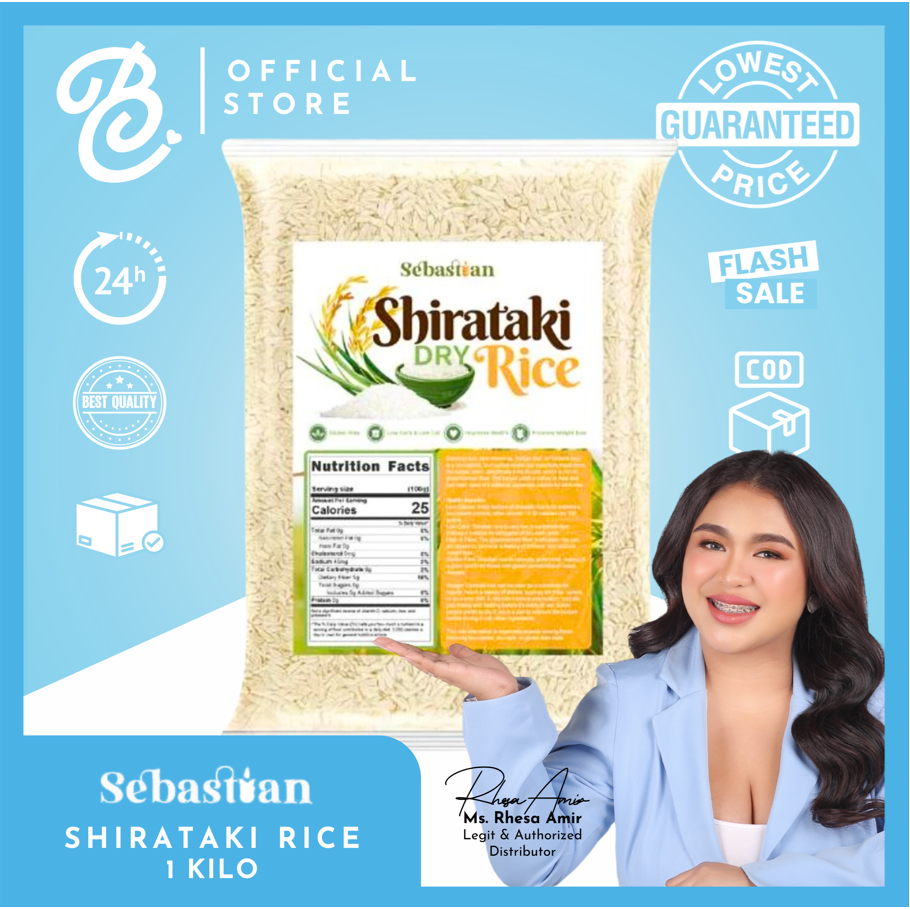 SEBASTIAN SHIRATAKI RICE Grain Carb Healthy | Shopee Philippines