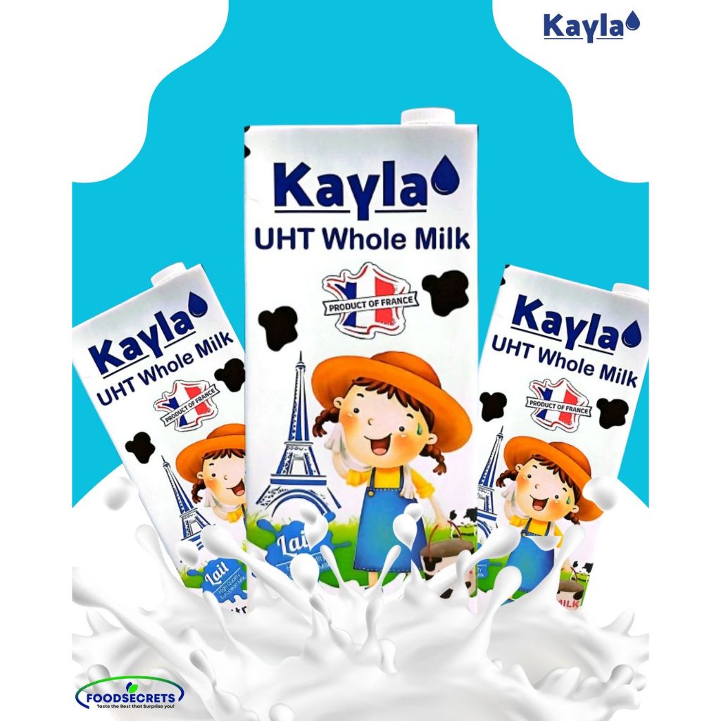 Kayla UHT Whole Milk 1Liter - Product of France | Shopee Philippines