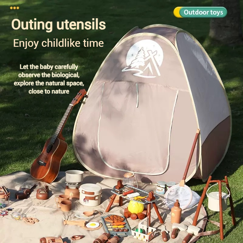 Kids Camping Set with Tent for Toddlers-Kids Camping Toys for Kids with ...