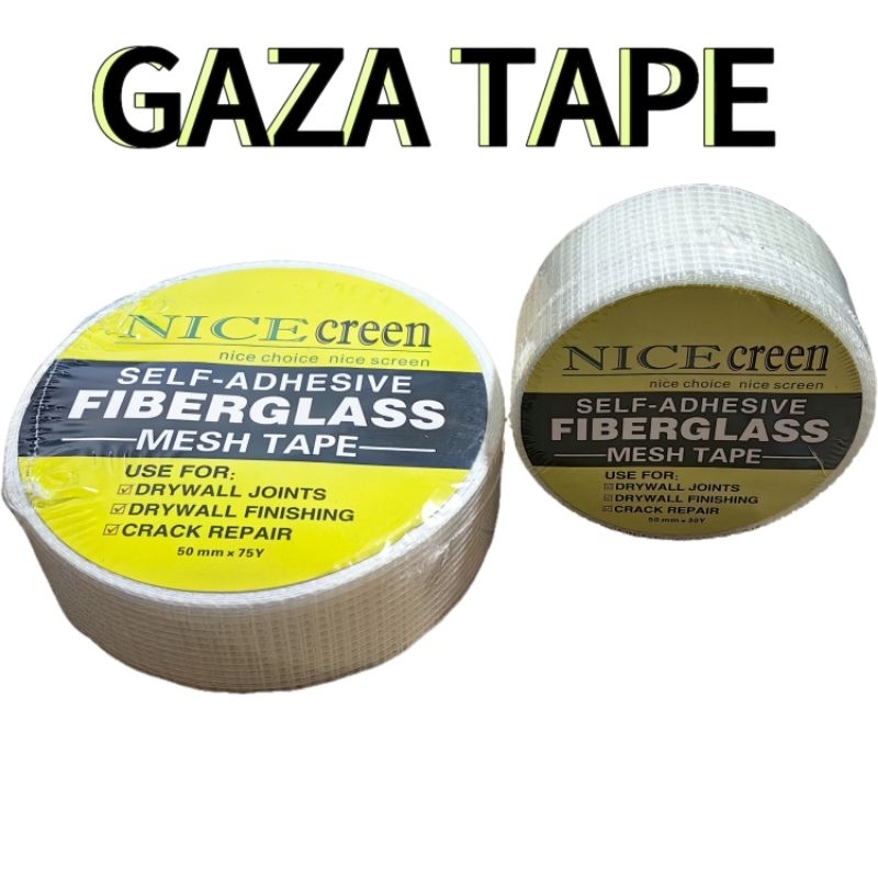 COD GAZA TAPE Gypsum Board Drywall Fiberglass Mesh Tape (PER ROLL ...