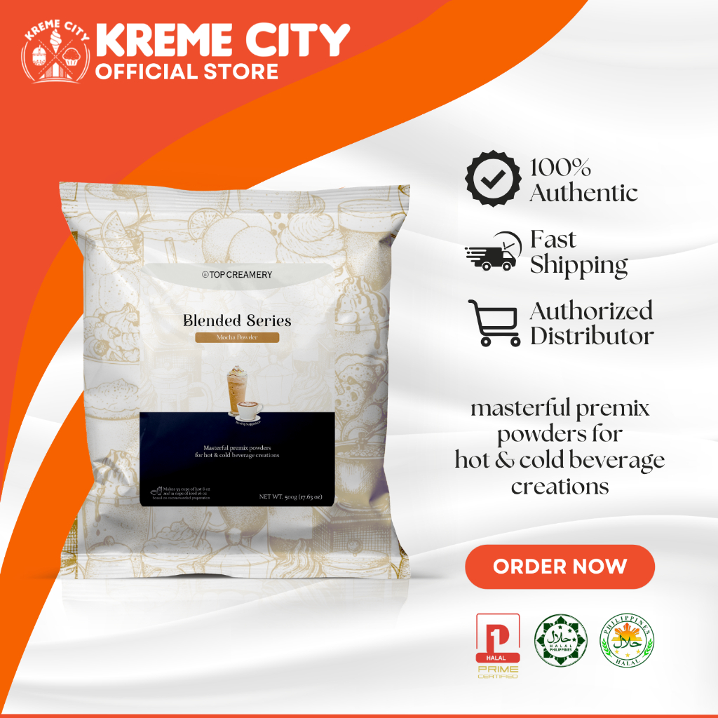 TOP Creamery Blended Series Mocha Powder Beverage Premix 500g | Shopee ...