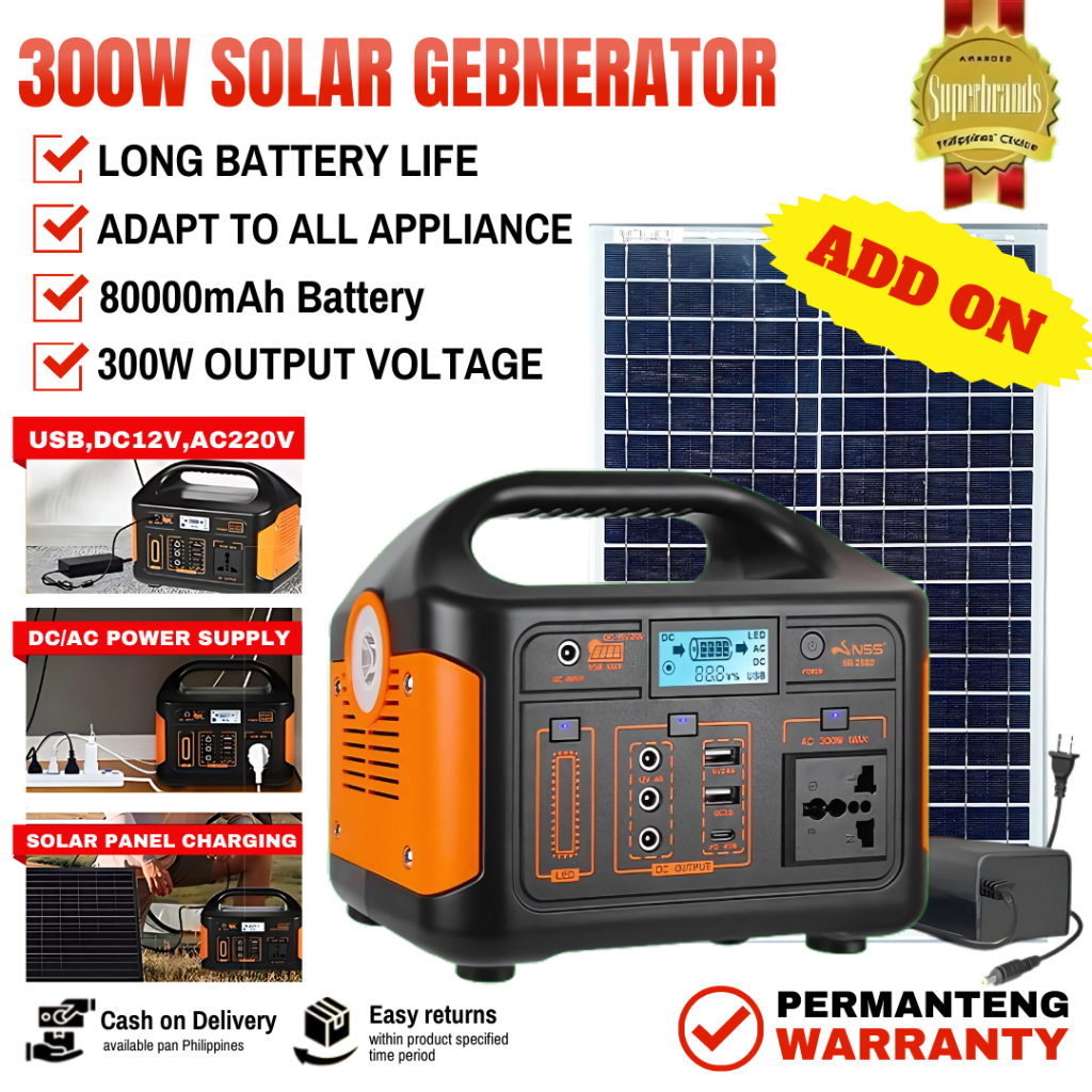 Power station 300w power station multi-function portable big capacity ...