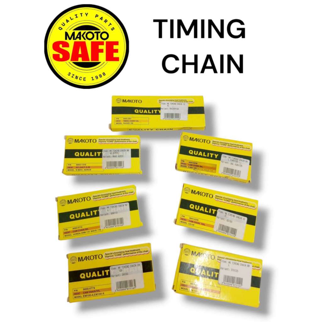 MAKOTO TIMING CHAIN FOR XRM 110 / WAVE 110 (90L) | Shopee Philippines
