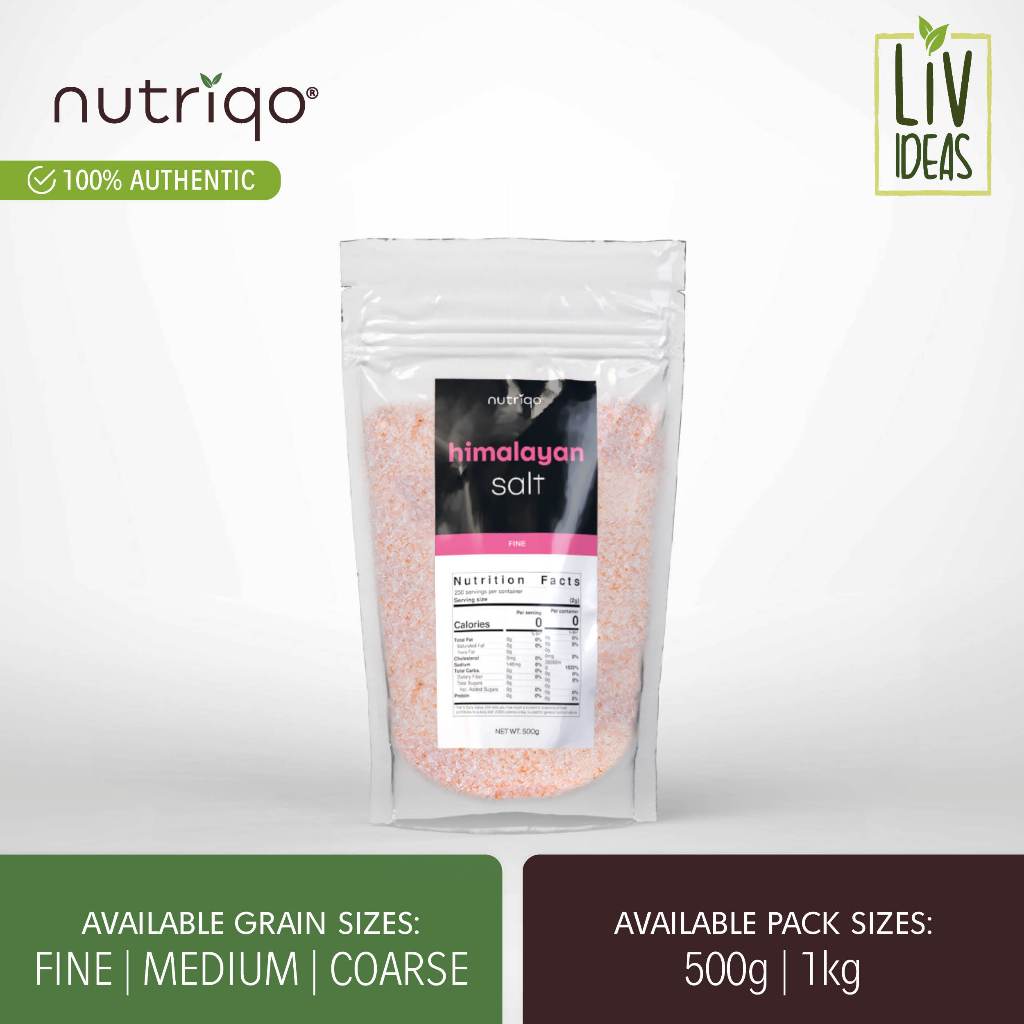 Nutriqo Organic Himalayan Pink Salt | Shopee Philippines