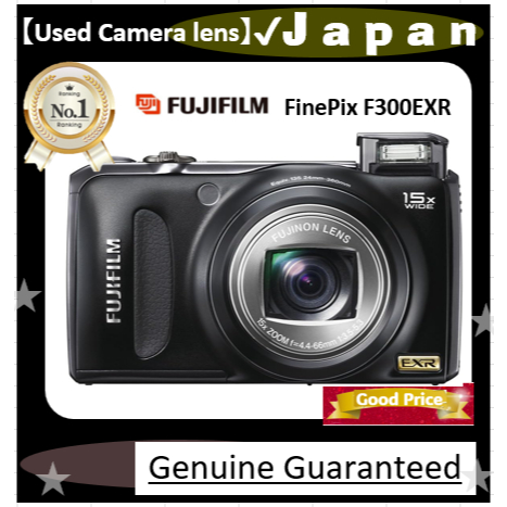 [ Used Camera ] FUJIFILM Digital Camera FinePix F300EXR Black F FX ...