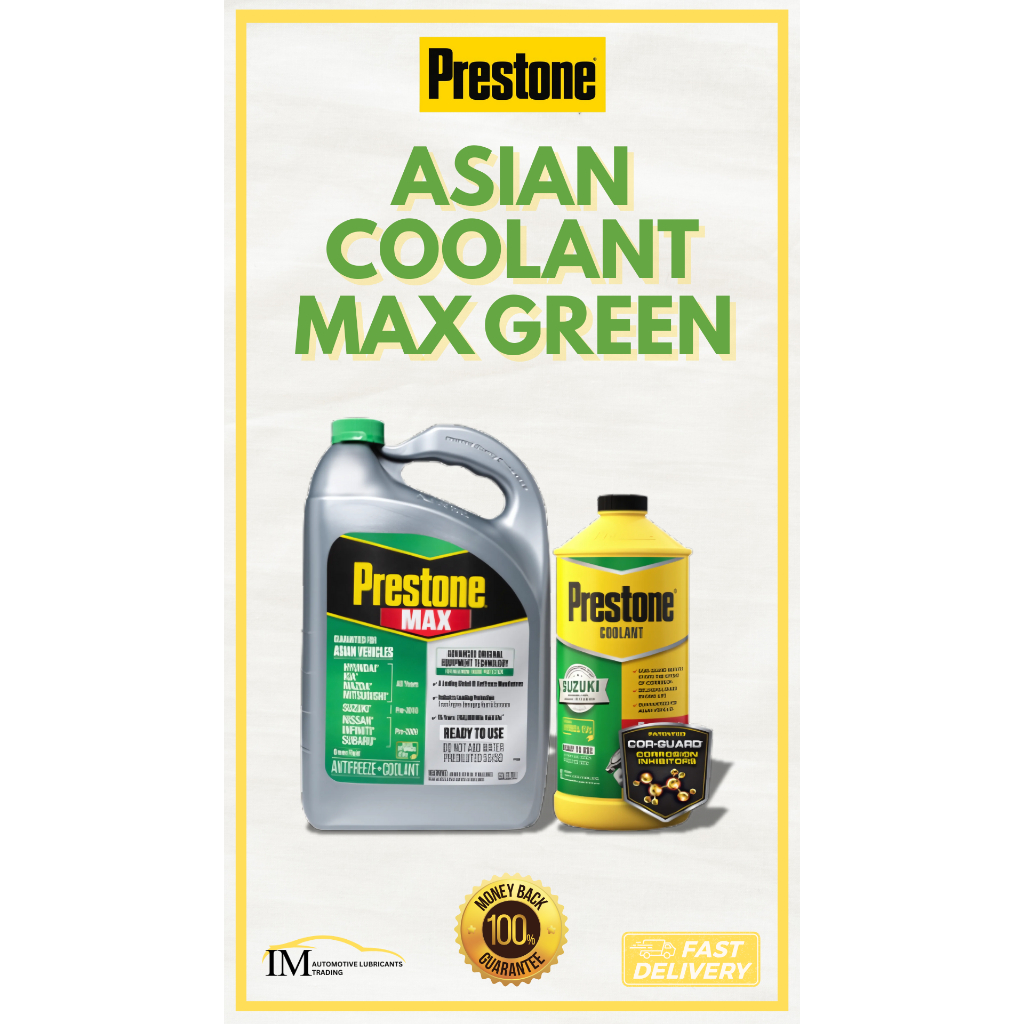 Prestone Asian Coolant Max Green 3.8Liter | Shopee Philippines