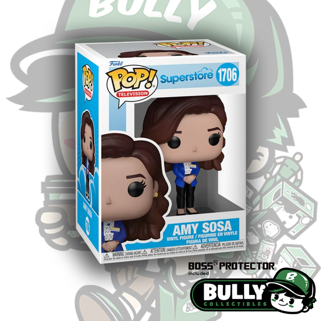 Funko POP! Television: Superstore - Amy Sosa 1706 With Boss Protector ...