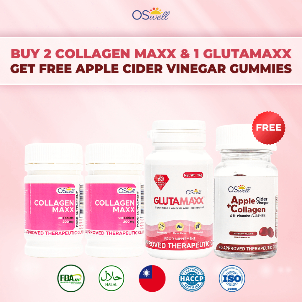 OSwell 2CollagenMaxx + GlutaMaxx with Free bit Super combo_ Anti Aging ...