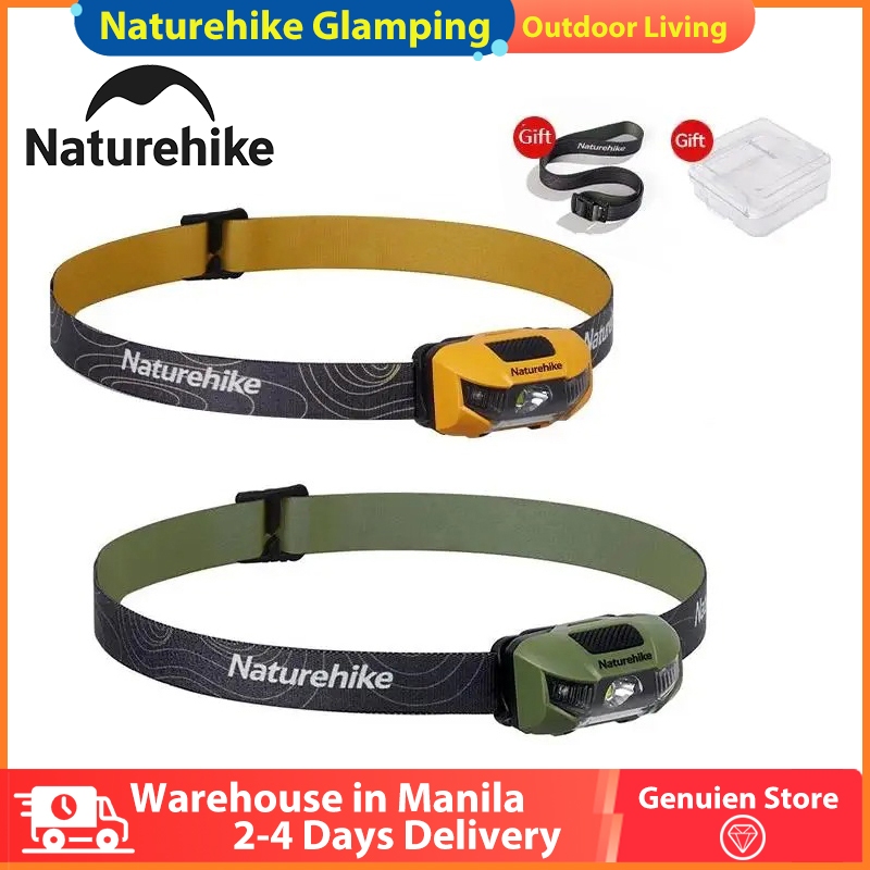 Naturehike Ultralight Headlamp Camping Headlight Head Lamp 4 Mode ...
