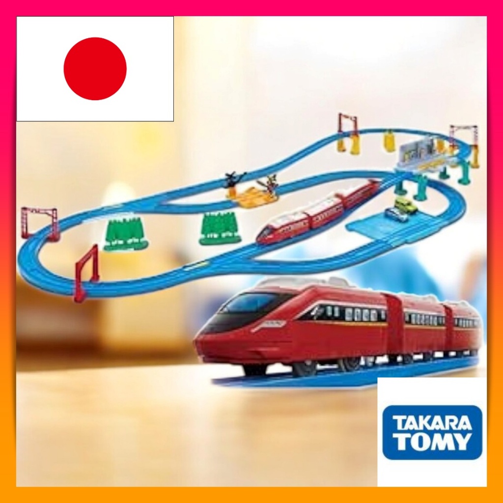 TAKARA TOMY PLARAIL Ultimate Selection Set: All-in-One Train Track, Vehicles, and Scenery for ...