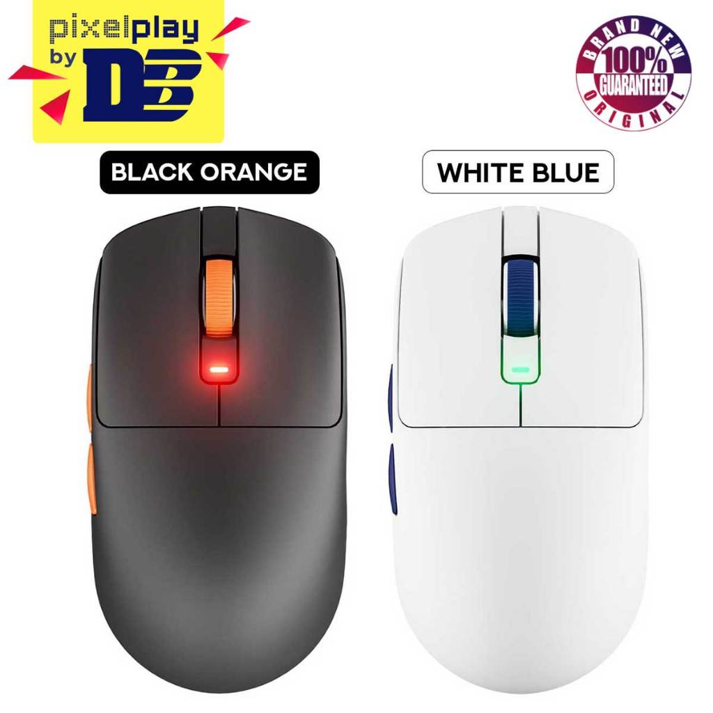 Royal Kludge M30 1K Hz Gaming Mouse (Black Orange, White Blue ...