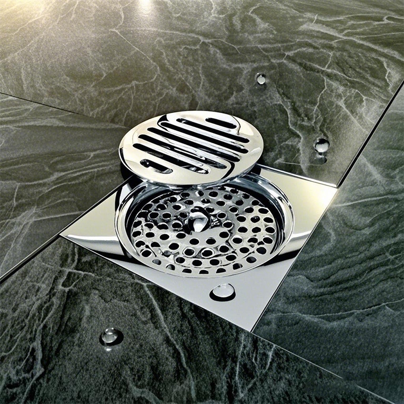 Shower floor drain anti-backflow anti-clogging floor drain deodorizing ...