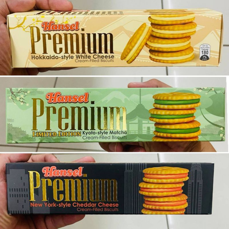 Hansel Premium New York Hokkaido Kyoto Style White/Cheddar Cheese ...