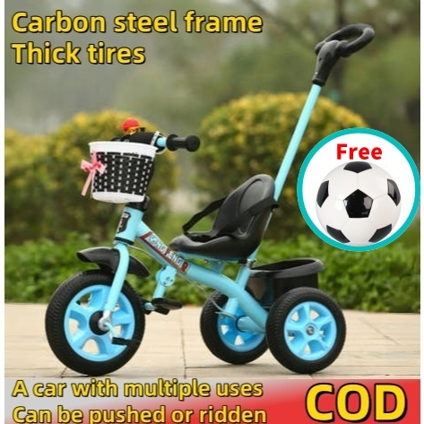Stroller Bike for kids trike Kids Tricycle Bicycle | Shopee Philippines