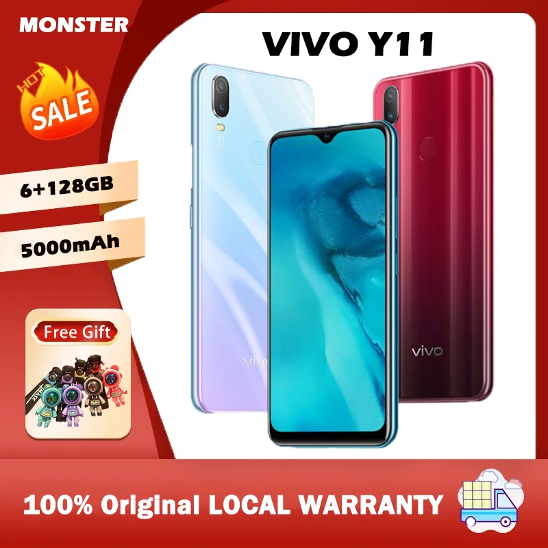 VIV0 Y11 Cellphone 100% Original Brand New Smartphone 6+128GB Mobile ...