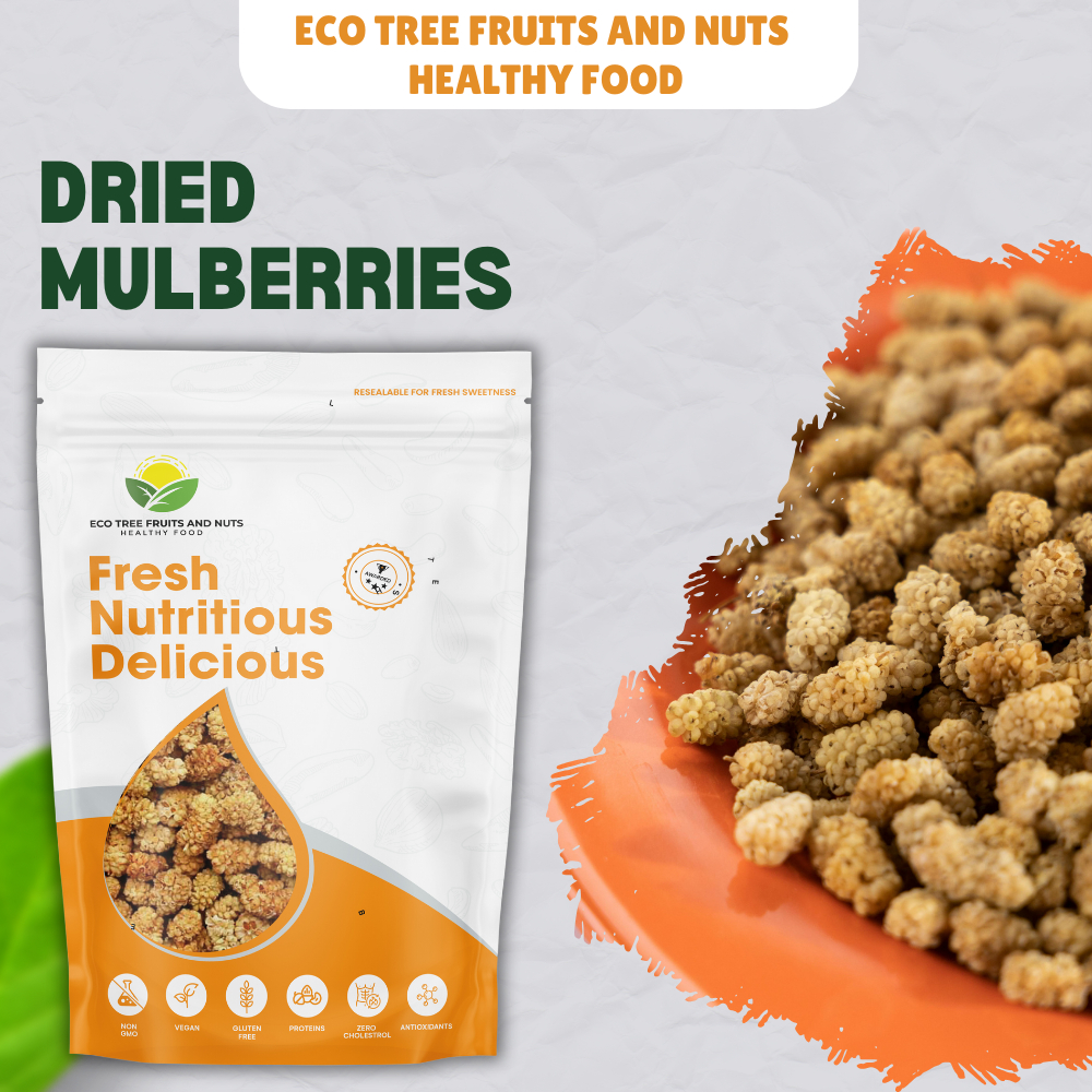 Dried Mulberries Perfect for Nutritious Snack, Oatmeal & Baking (250g ...