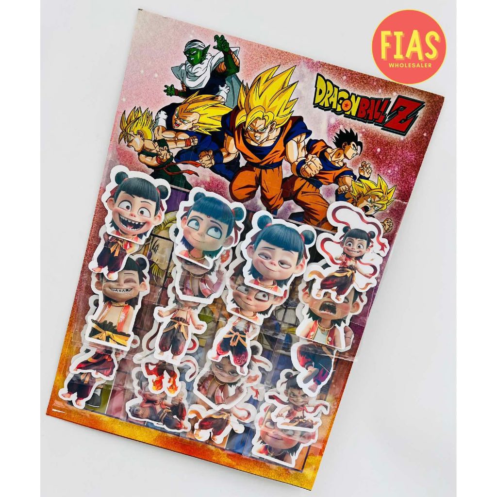20 pcs Ne Zha Die Cut Stickers Waterproof | Shopee Philippines