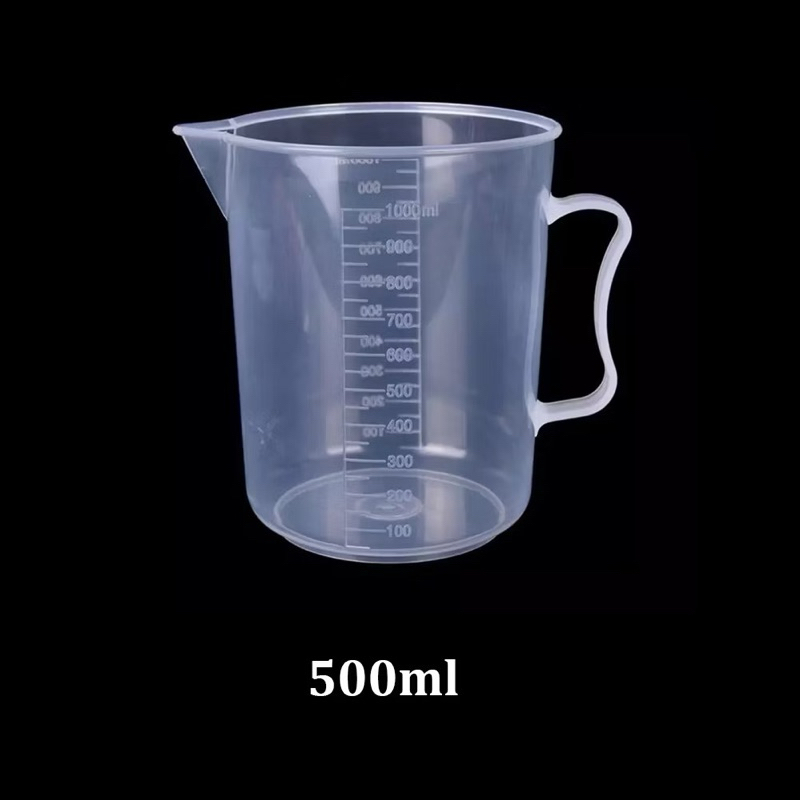 Plastic Beaker 500ml / Beaker 500ml / Beaker with Handle 500ml | Shopee ...