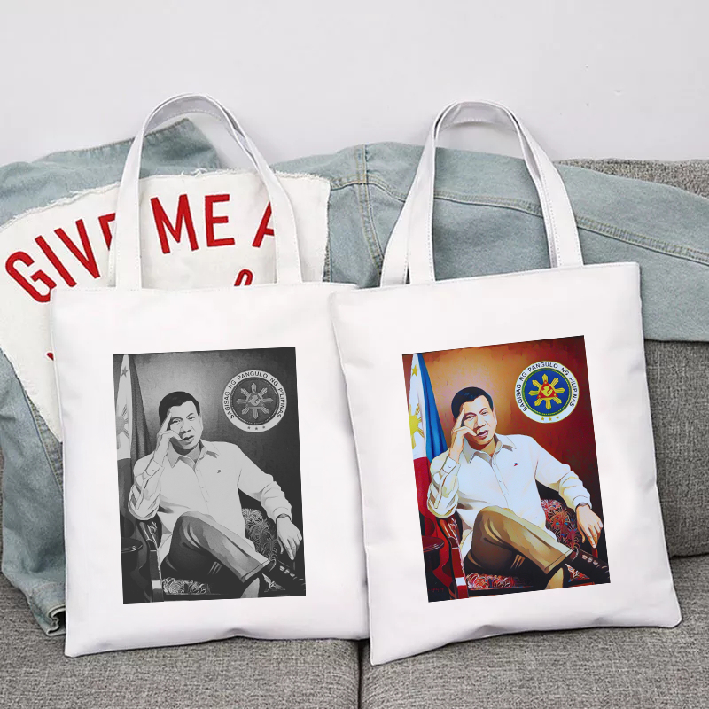 DUTERTE DESIGN TOTE BAG SOUVENIR TOTEBAG PASALUBONG | Shopee Philippines