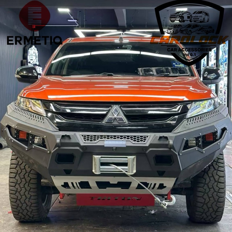 Mitsubishi Triton Strada 2019 - 2023 Front Steel Bumper F16 | Shopee ...
