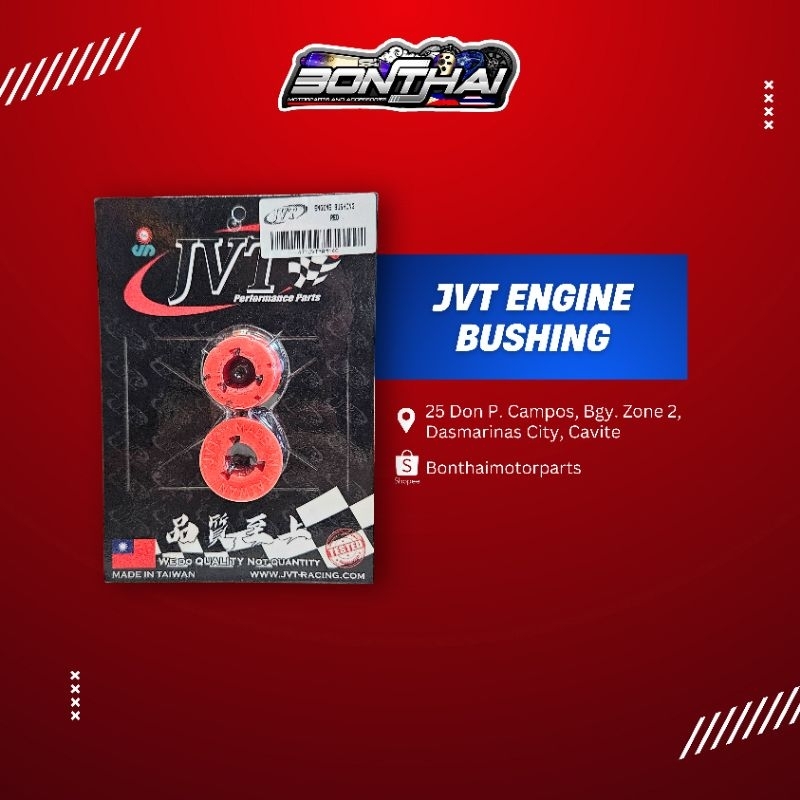 JVT ENGINE BUSHING FOR NMAX/AEROX RED | Shopee Philippines