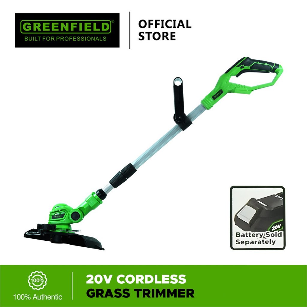 Greenfield Cordless Grass Trimmer 20V (Bare Tool Only, Battery Sold ...