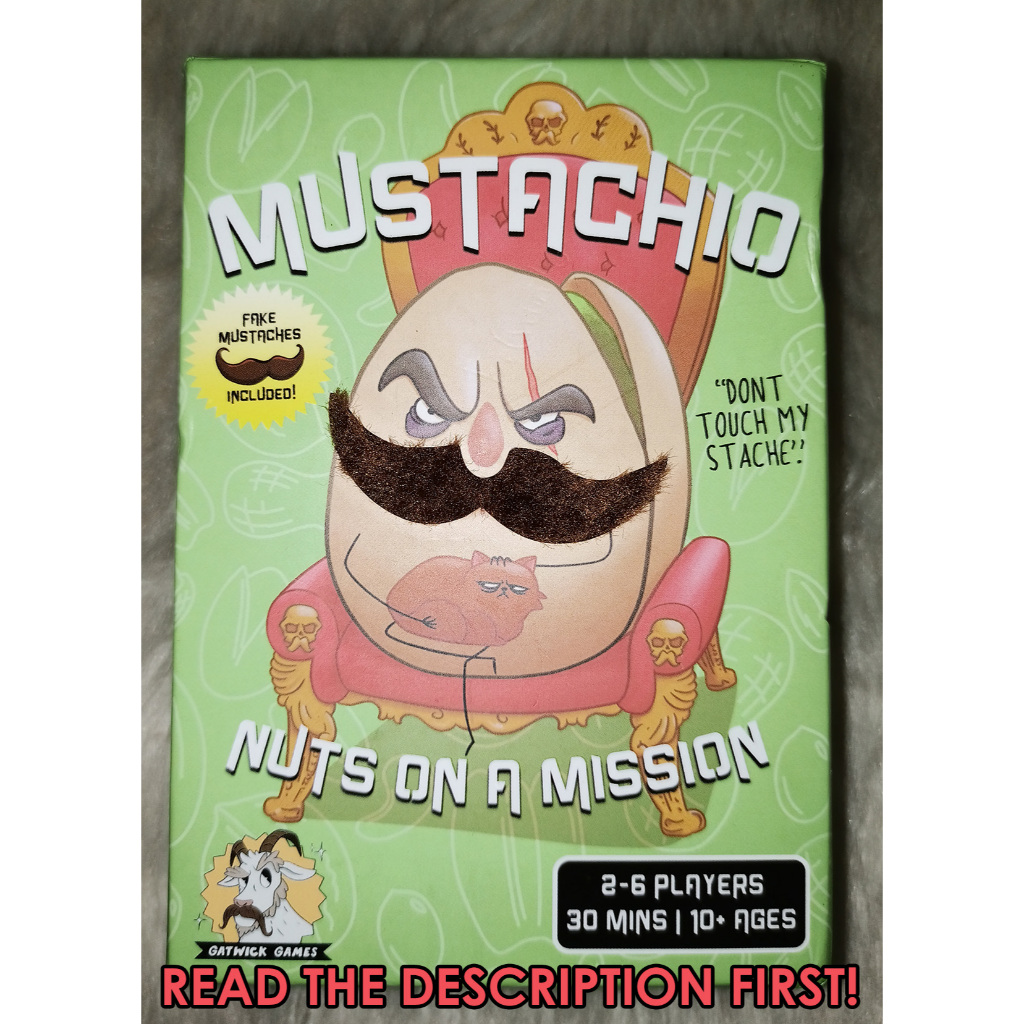 Mustachio - Strategy, Trickery, Nuts...and Mustaches! (Card Game ...