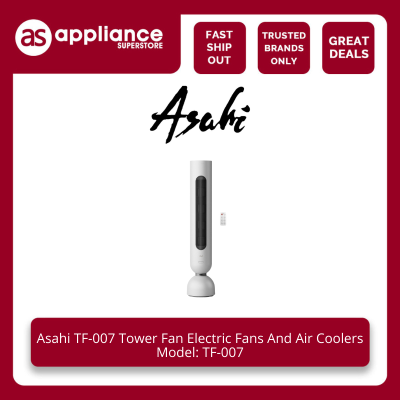Asahi TF-007 Tower Fan Electric Fans And Air Coolers | Shopee Philippines