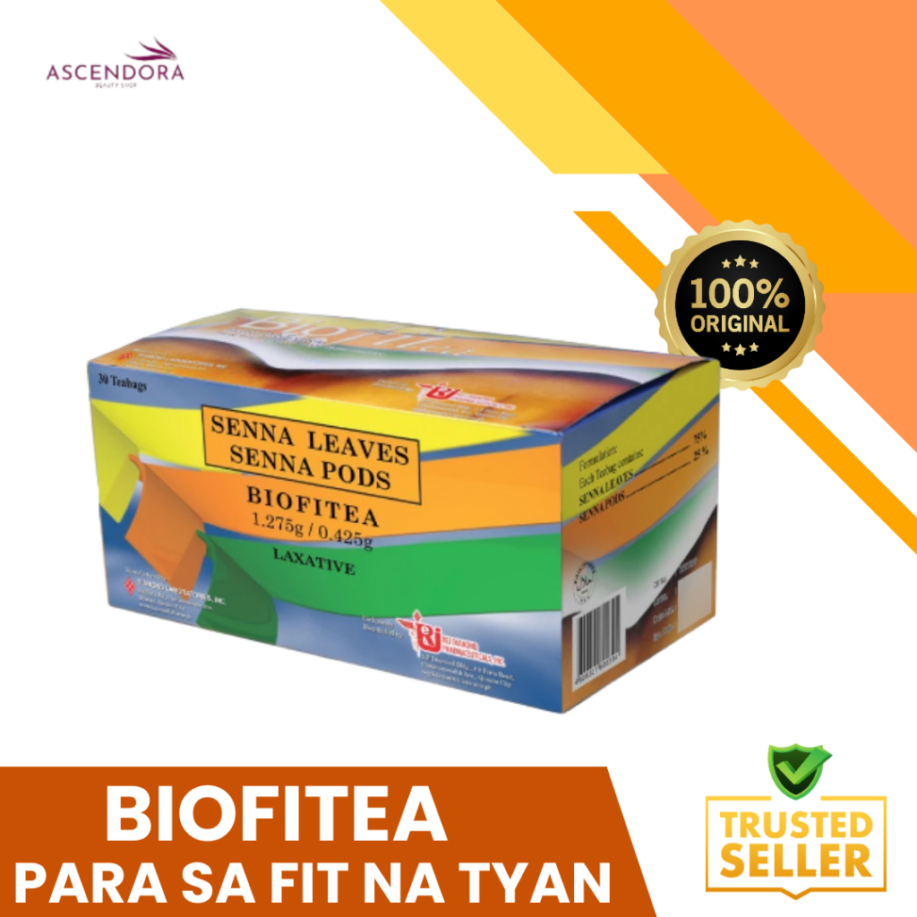 BIOFITEA Senna Leaves Senna Pods 30 Teabags | Shopee Philippines