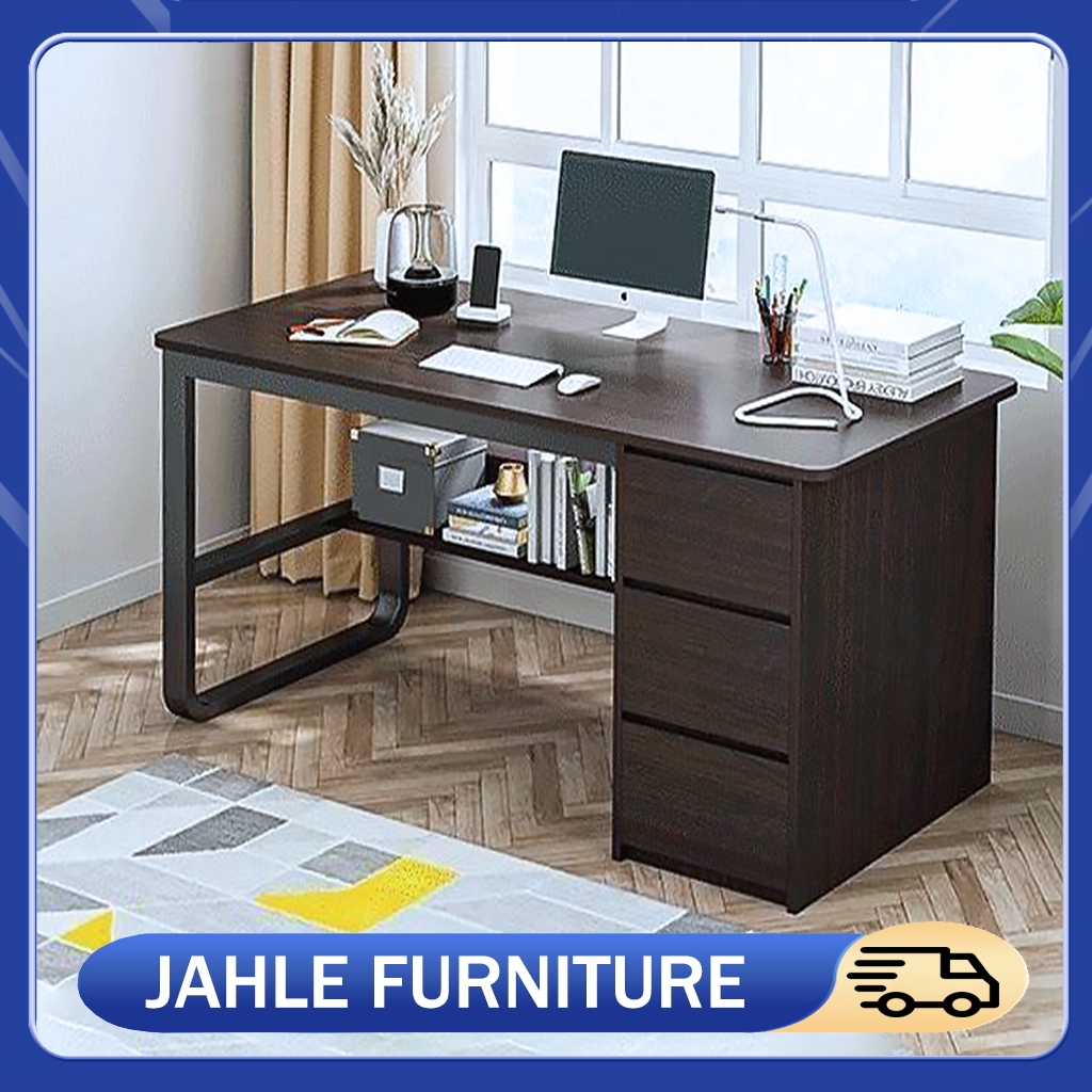 Home office desk with drawer Desktop computer desk Bedroom bedside ...