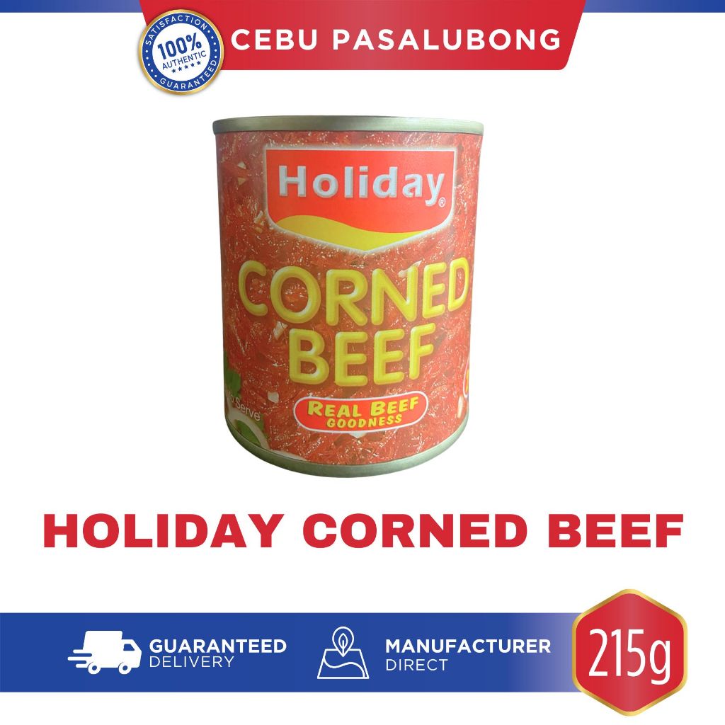 Holiday Corned Beef, Holiday Spicy Corned Beef, 150g, 160, 215g, Cebu ...
