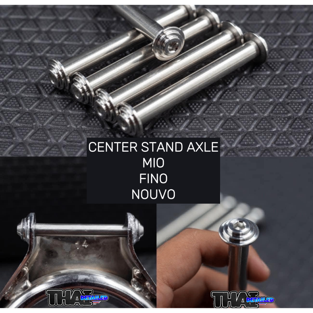CENTER STAND AXLE FOR MIO, FINO, NOUVO (HANDMADE) | Shopee Philippines