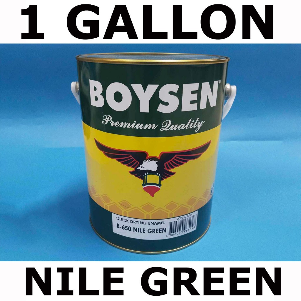 BOYSEN QDE NILE GREEN B-650 ( 1 GALLON ) FOR WOOD AND METAL