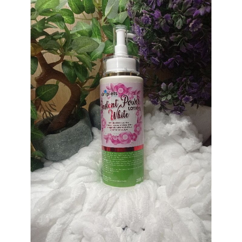Instant Power Lotion White 280ml (By Droplets of Nature) | Shopee ...